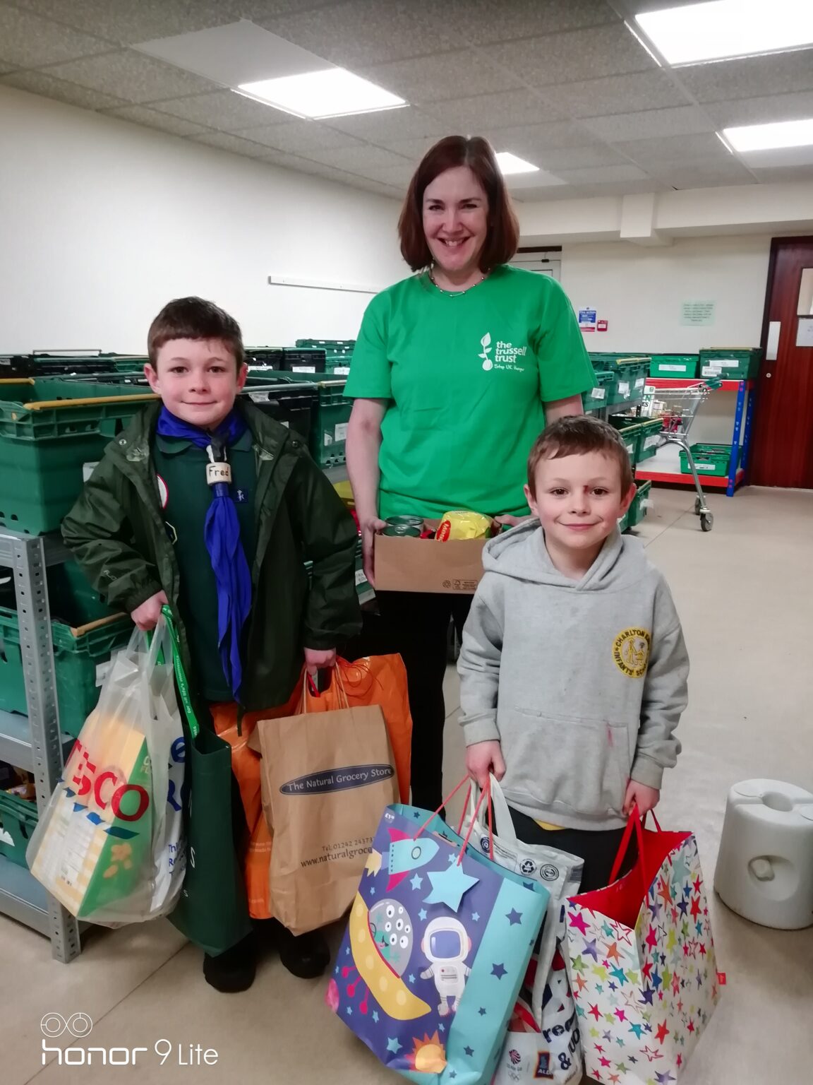 A lovely birthday party donation for the Foodbank | Cheltenham Foodbank